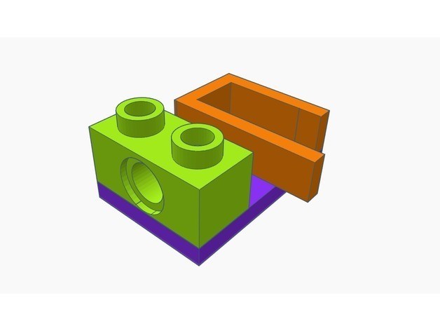 Free STL file LEGO Working Canon V1・3D printing design to download・Cults