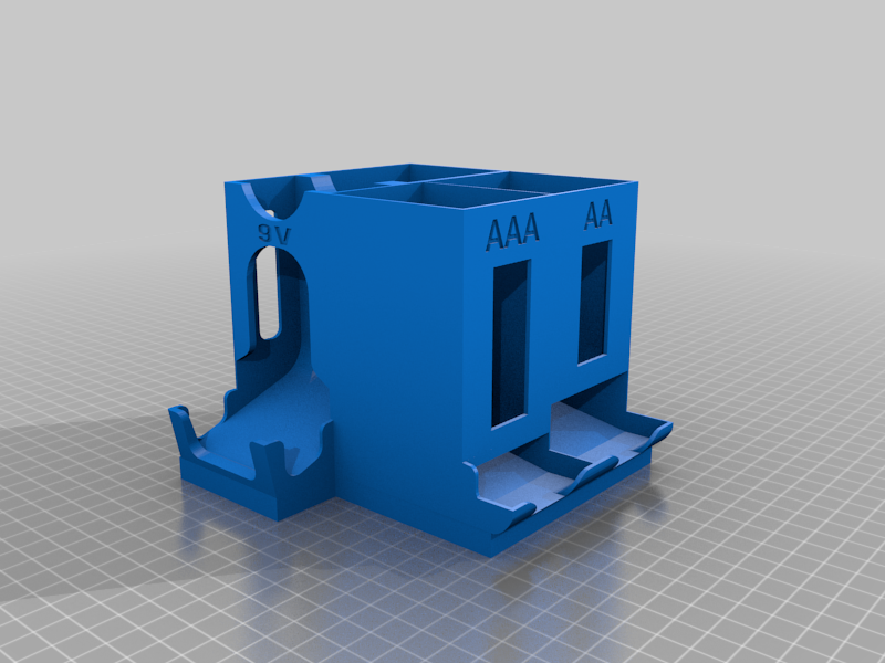 Free STL file Battery Caddy・3D printer design to download・Cults