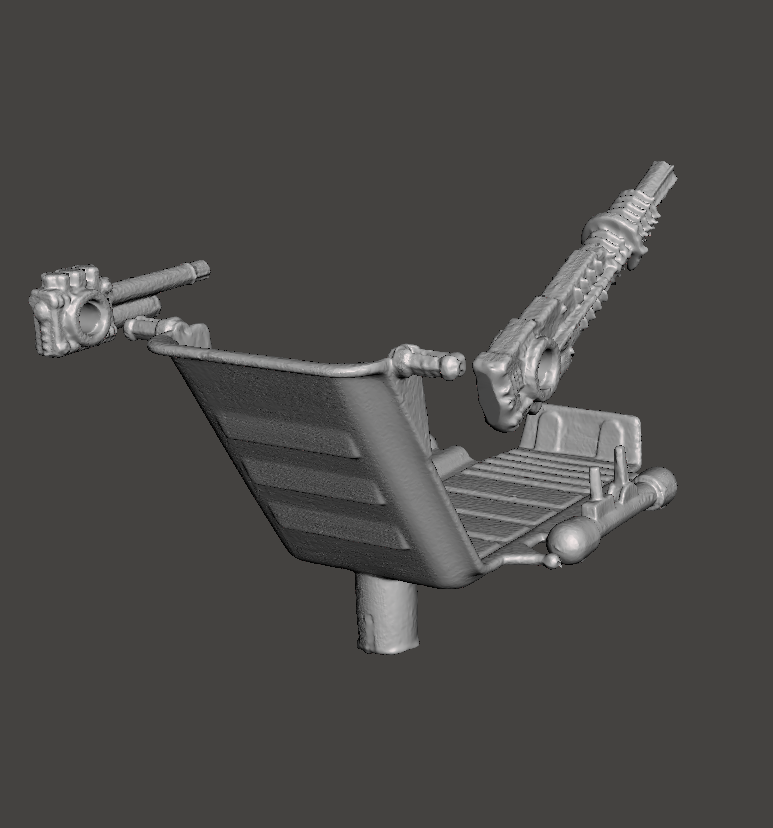 STL file GHOSTBUSTERS ECTO-1 ROOF CHAIR + GUNS / CHAIR + GUNS VINTAGE ...