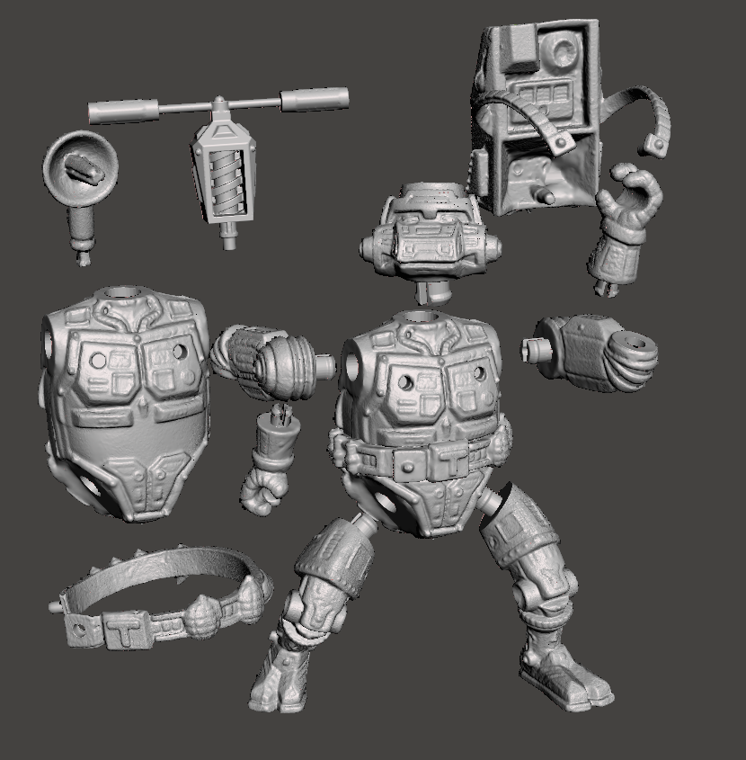 Archivo STL TMNT METALHEAD VINTAGE・Diseño para descargar y imprimir en ...