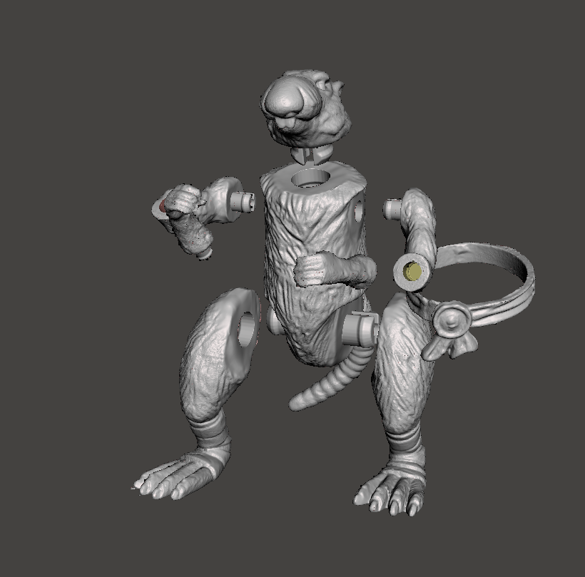 STL file TMNT SPLINTER VINTAGE ( TEENAGE MUTANT NINJA TURTLES) 🥷・3D ...