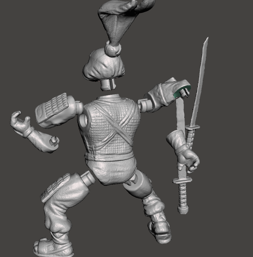 STL file TMNT USAGI VINTAGE ( TEENAGE MUTANT NINJA TURTLES) 🥷・3D print ...