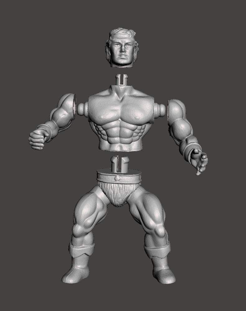 STL file REMCO HERCULES VINTAGE FIGURE・3D printing idea to download・Cults