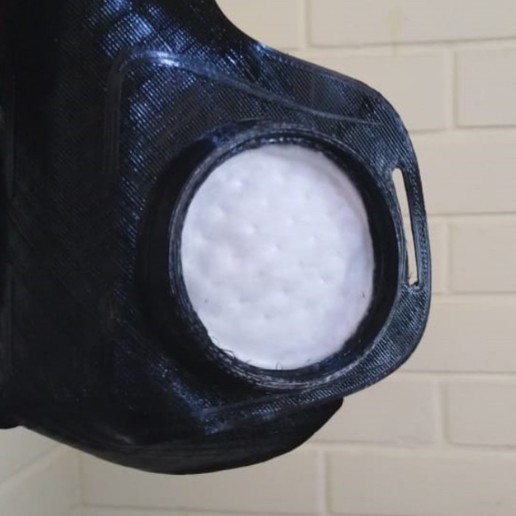 Download STL file Mask for Corona Virus Covid-19 • 3D print template ...