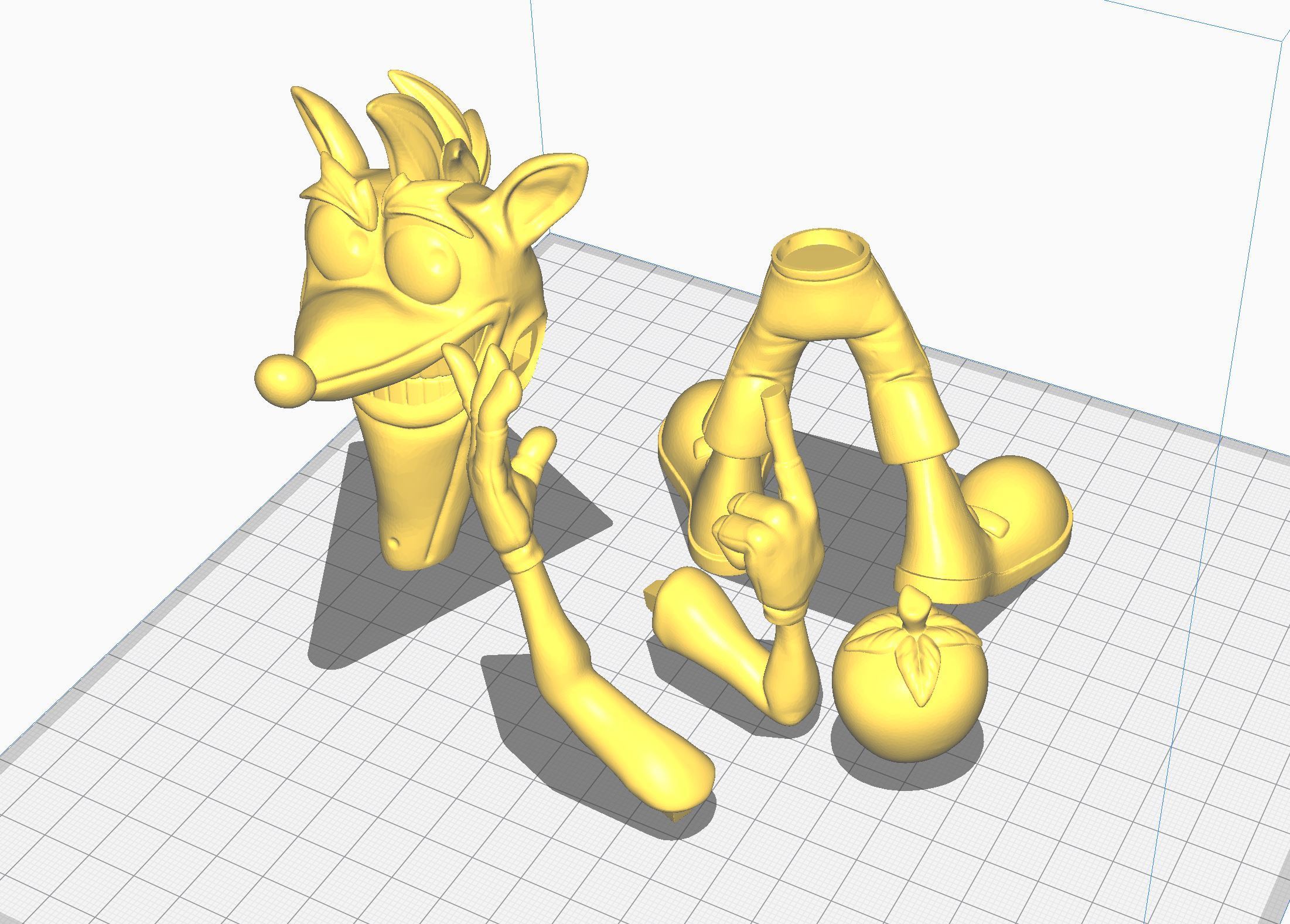 STL file Crash Bandicoot! 🎨・3D printer design to download・Cults
