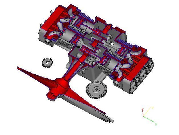 Free STL file Boxer engine Volkswagen style・3D print design to download ...