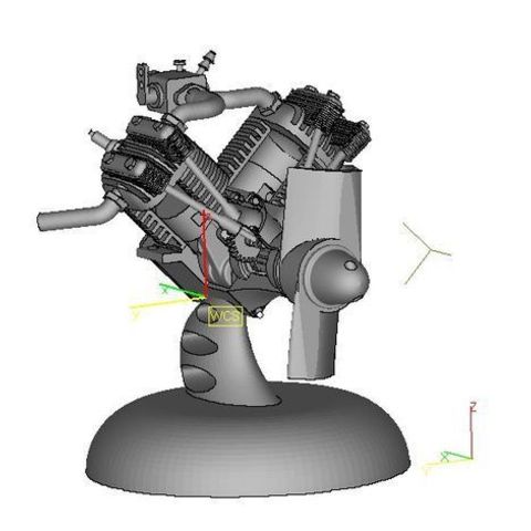 Download free STL file Model V Engine • 3D print design ・ Cults