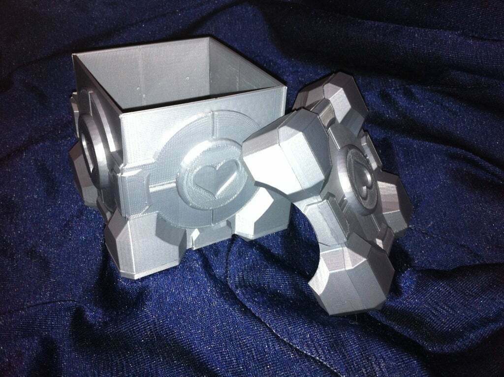 Free STL file Companion Cube Gift box・3D printable model to download・Cults