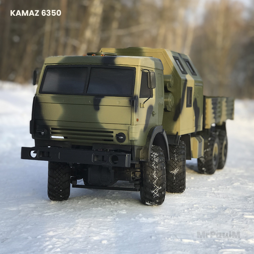 Free STL file RC TRUCK 8x8 KAMAZ 6350 3D: BILL OF MATERIALS 🚚・3D ...