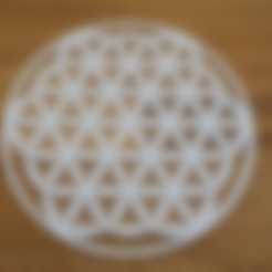 Download free 3D printing models Flower of life symbol ・ Cults