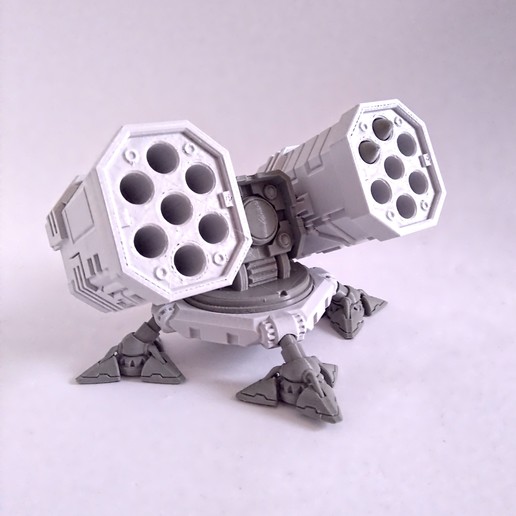 Download 3D printing templates SAM Rocket Launcher Penholder ・ Cults