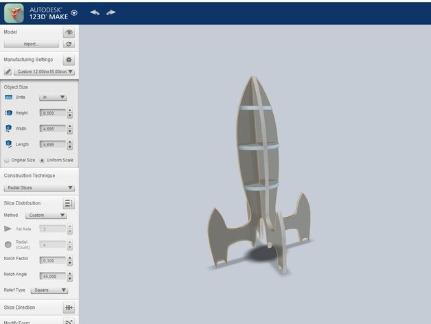 Free STL file Sliced rocket 🚀・3D print design to download・Cults