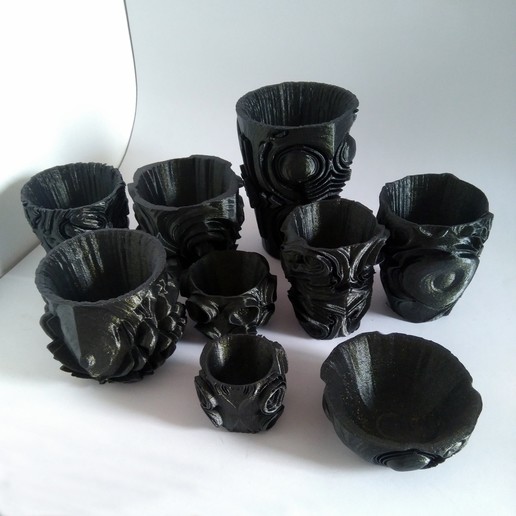 Download 3D printing templates Alien Pottery Collection ・ Cults
