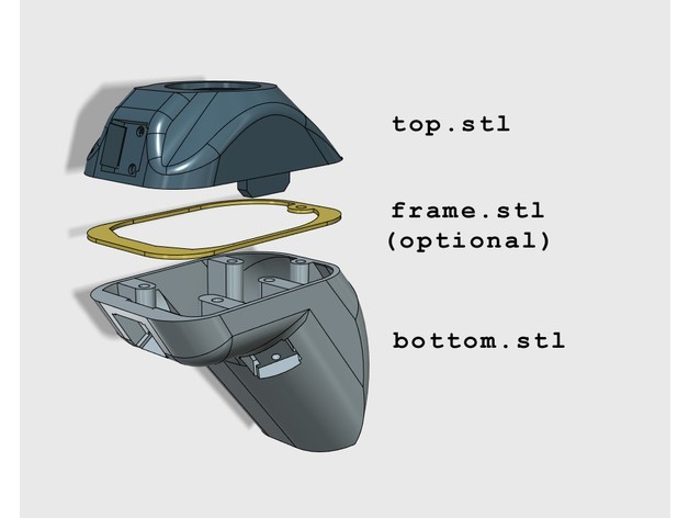 Free STL file DIY Controller・3D print design to download・Cults