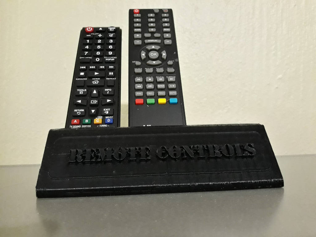 Free STL file Remote Control Stand・3D print object to download・Cults