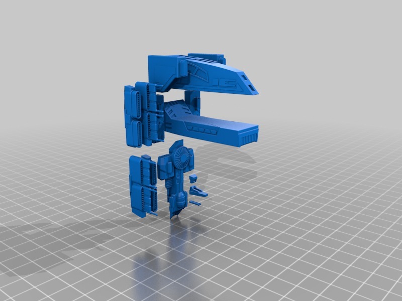 Free 3D file SW - HWK-290 Hawk Series light freighter (flight mode ...