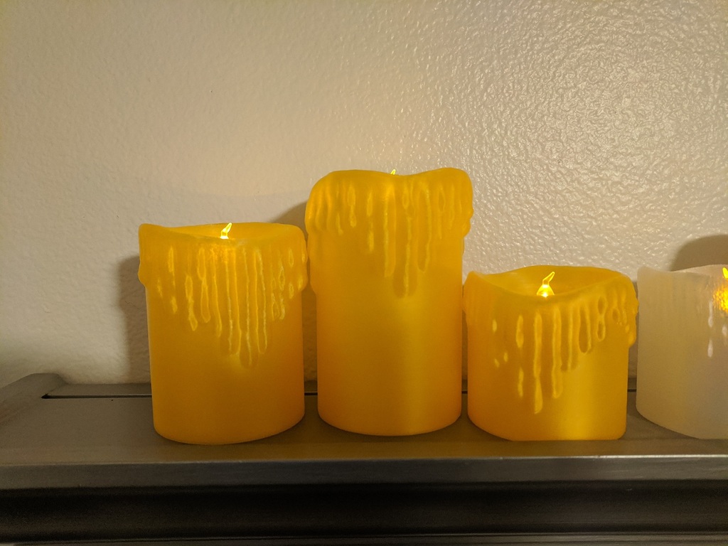 Free 3D file Melted LED Candles・3D printing design to download・Cults