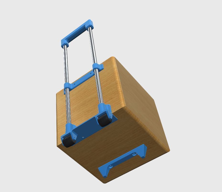 Free STL file Wheelie tote box kit・3D printing template to download・Cults