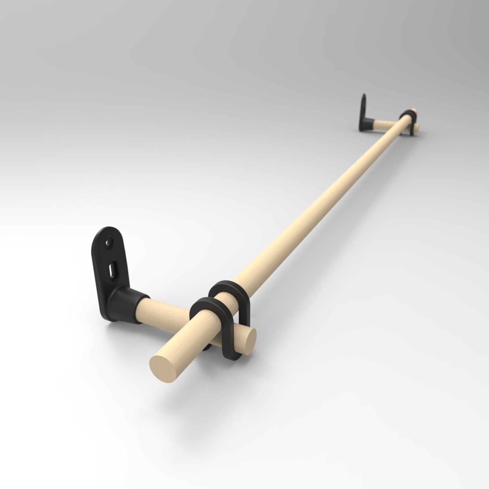Download STL file Curtain rod support • 3D printing template ・ Cults