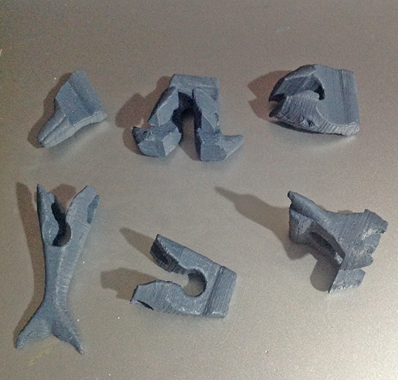 STL file assembleable dolphin 🐬・3D printable model to download・Cults