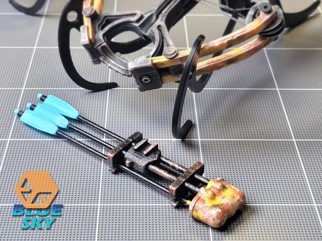 Free STL file Crossbow Quiver 1/4 Scale・3D printing design to download ...