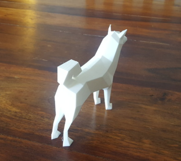 Download free STL file Low Poly Doge • 3D printable template ・ Cults