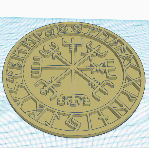 Free STL file Vegvisir, the Viking Talisman・3D printing idea to ...