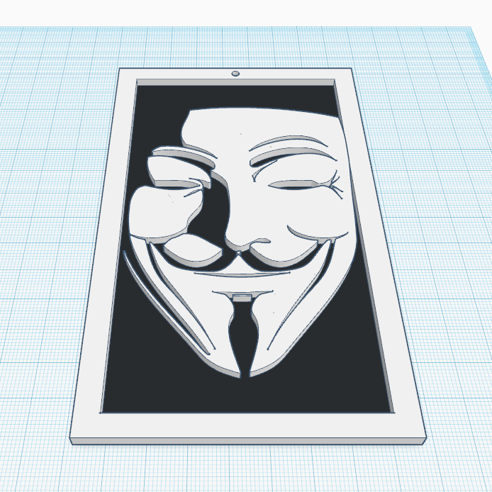 Free STL file Anonymous・3D printing idea to download・Cults