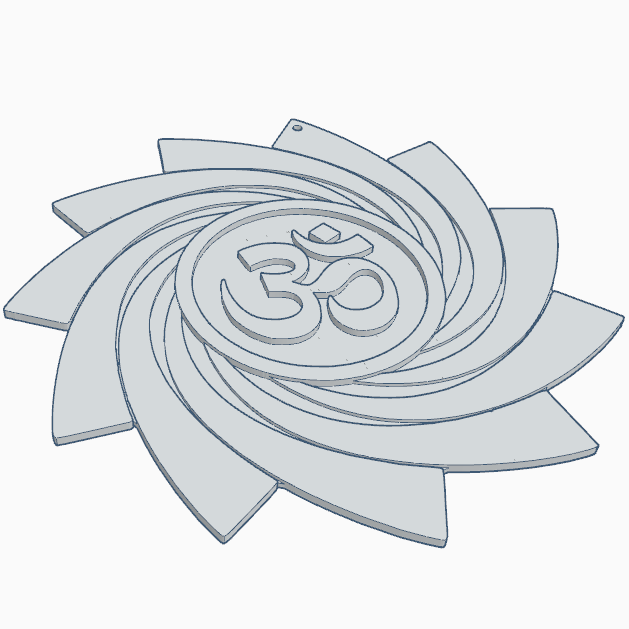 Free STL file Om Spiral・3D printable design to download・Cults