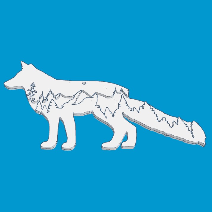 Free STL file Snow Fox・3D print design to download・Cults