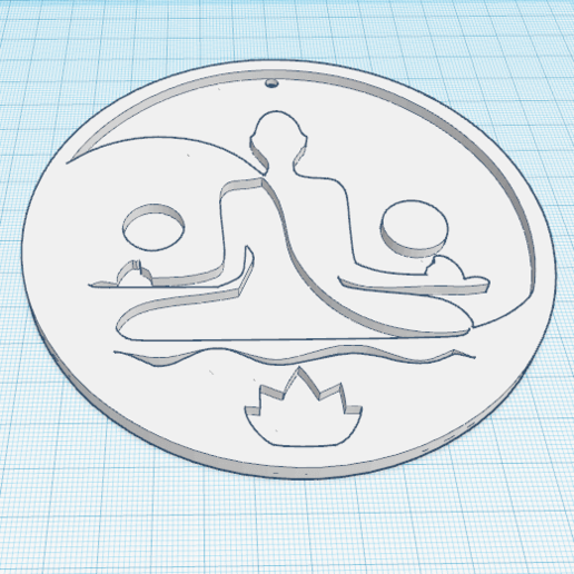 Download free STL file YIN YANG YOGA YIN YANG YOGA • Template to 3D ...