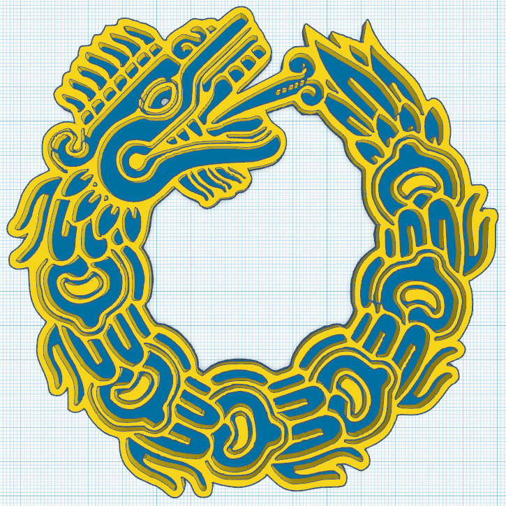 Archivo STL gratuito Dragón azteca 🐉・Objeto imprimible en 3D para ...