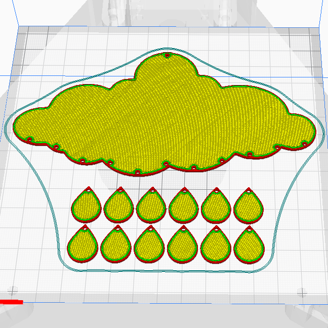 Free STL file Rain・3D printable model to download・Cults