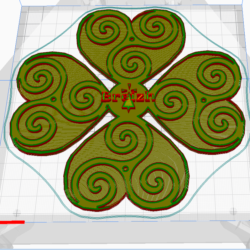 Free STL file TREFLE CELTE 🎨・3D print object to download・Cults