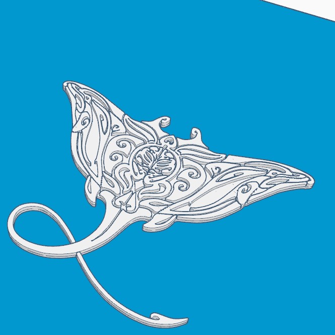Free STL file Manta maori・3D printable model to download・Cults