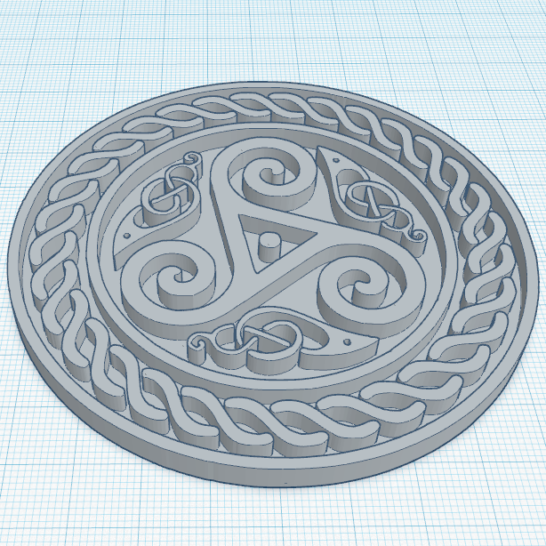 Free STL file CELTIC COASTER 🎨・3D printer design to download・Cults