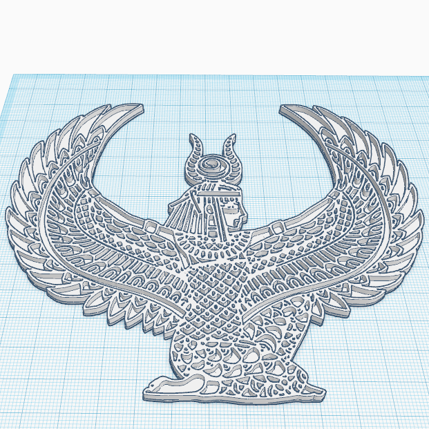 Free STL file Isis, the Egyptian goddess...・3D printable model to ...