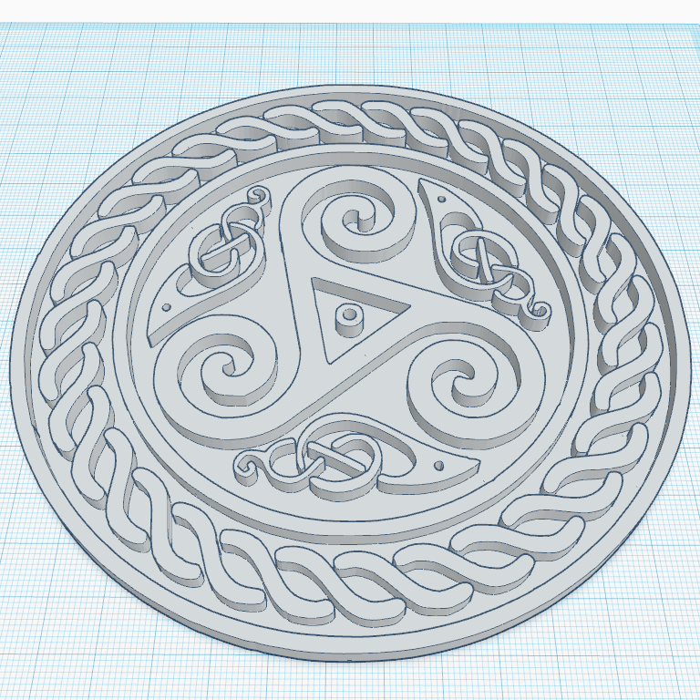 Free STL file CELTIC WALL DECOR・3D printing idea to download・Cults