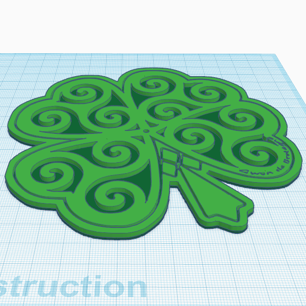 Free STL file BRETON TREFLE 🎨・3D print model to download・Cults