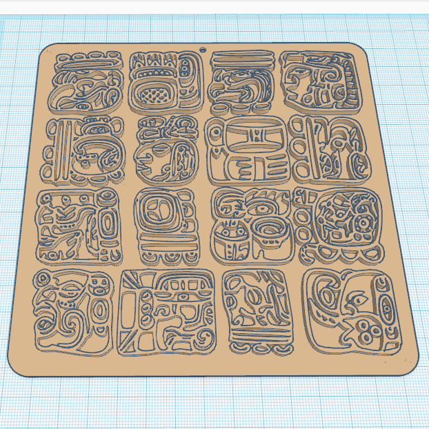 Free STL file Mayan Glyphs 🎨・3D printable model to download・Cults