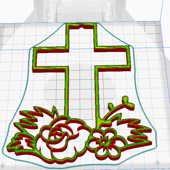 Free STL file Flowered Cross 2 ・3D print model to download・Cults