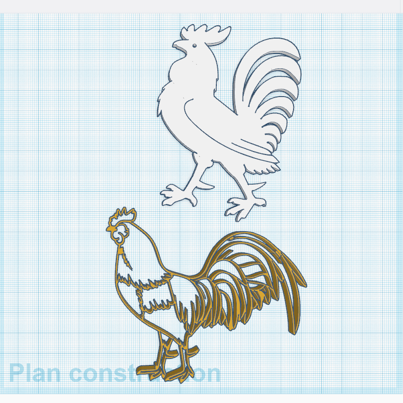 Fichier STL gratuit COQS・Objet imprimable en 3D à télécharger・Cults