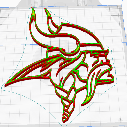 Download free STL files Wall decoration Viking profile ・ Cults