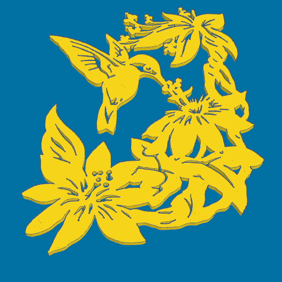 Free STL file Hummingbird・3D print design to download・Cults