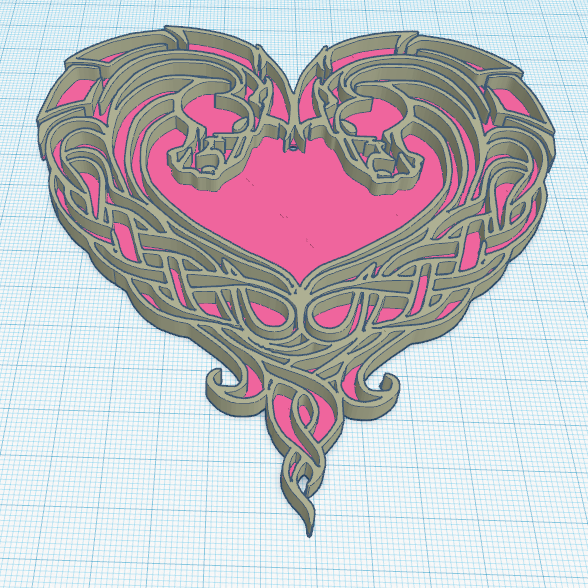 Free STL file Dragon Heart・Model to download and 3D print・Cults