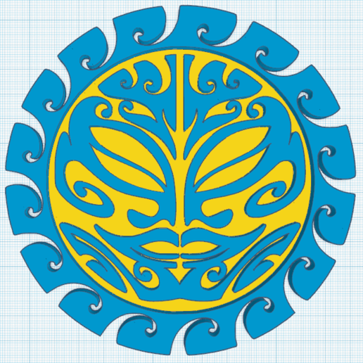 Download free STL file Maori Sun • 3D printer design ・ Cults