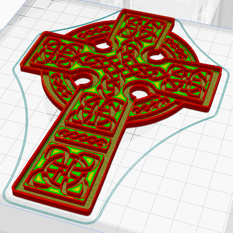Free STL file CELTIC CROSS 140221 ・Object to download and to 3D print・Cults