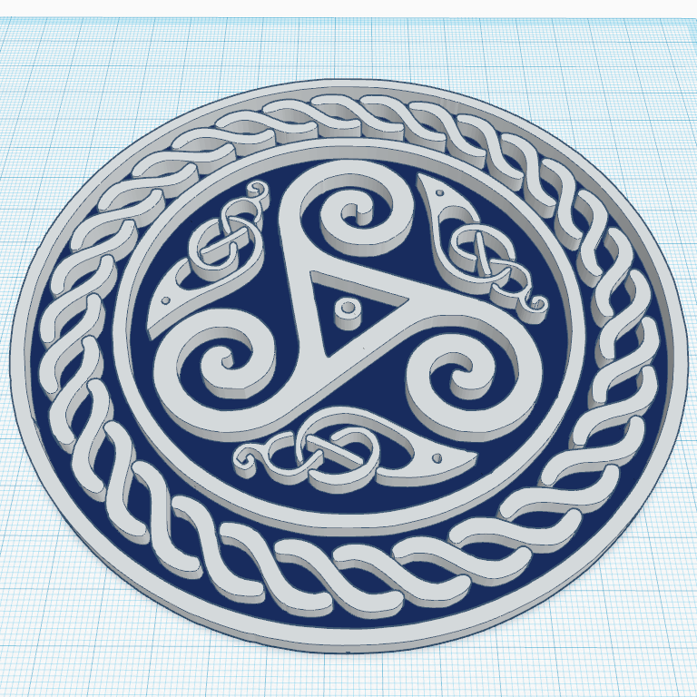 Free STL file CELTIC WALL DECOR・3D printing idea to download・Cults