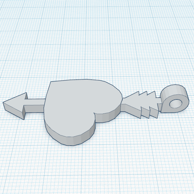 Бесплатный STL файл Arrow and Heart・3D-печатная модель для загрузки・Cults