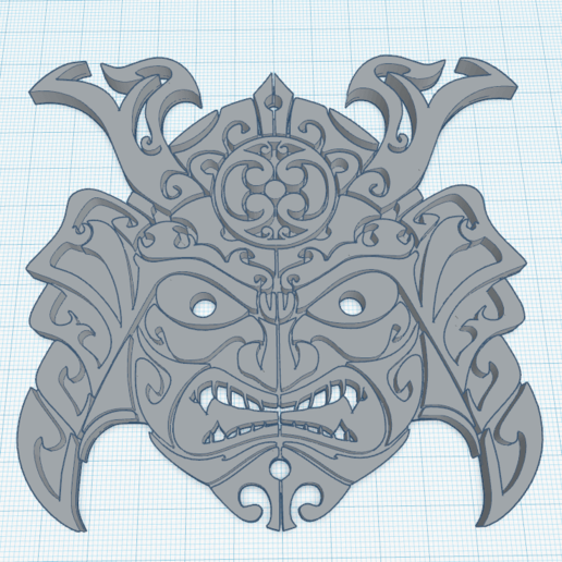 Download free 3D printing models SAMURAI MASK ・ Cults
